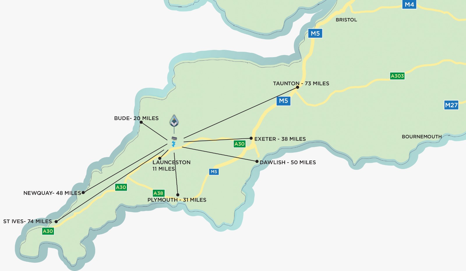 Where is Roadford Lake Lodges located? - Roadford Lake Lodges